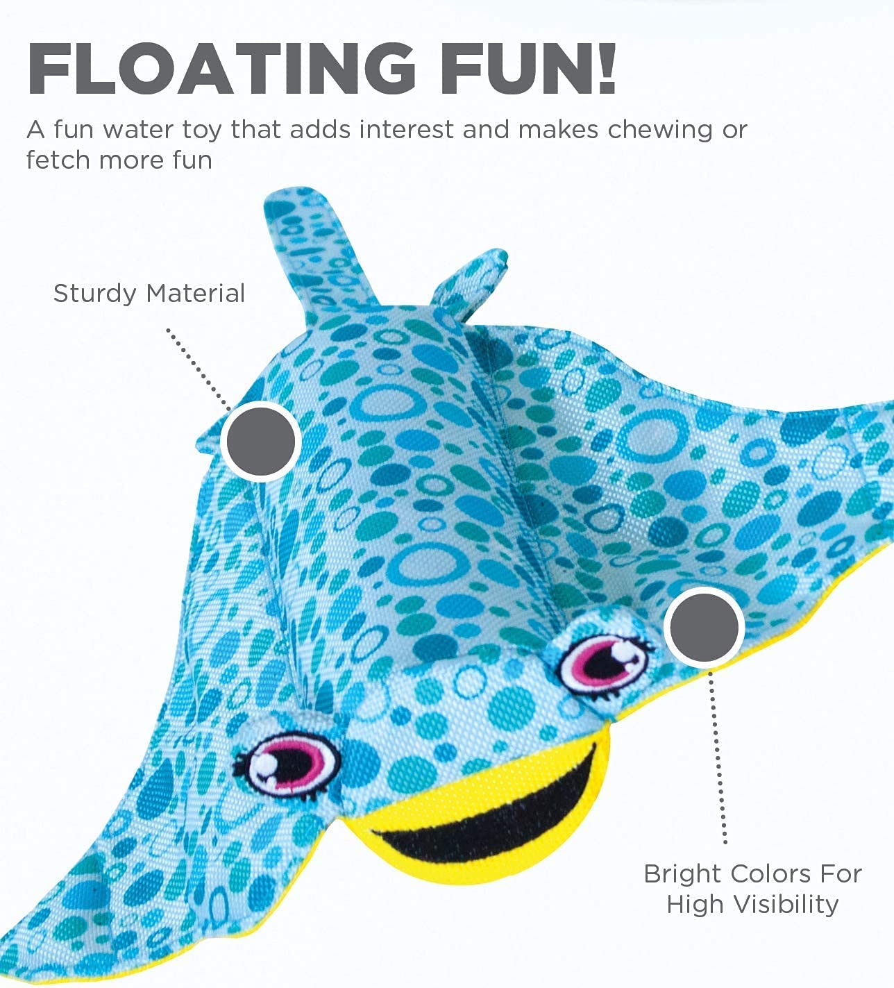 Outward Hound Floaties – Stingray Dog Toy | Thunder's Treasure Trove